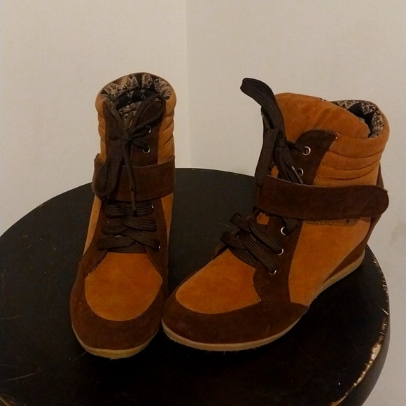 reney | Shoes | Reney Wedge Sneakers | Poshmark